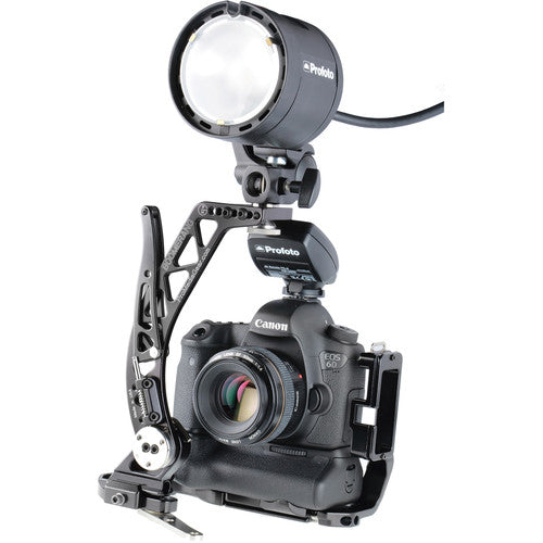 Pro Media Gear BBGv2 Boomerang Flash Bracket for Cameras with Battery