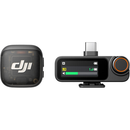 DJI Mic 3 Compact Wireless Microphone System/Recorder for Camera & Sma